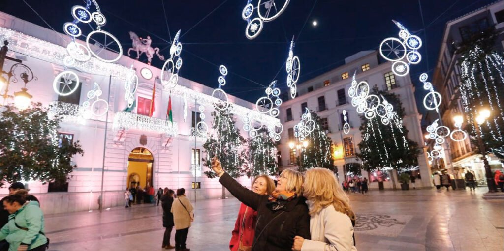Christmas lights in Granada 2021 • iNMSOL